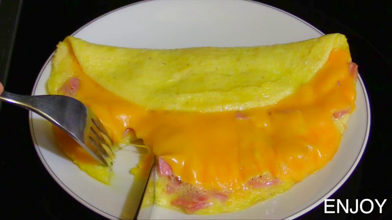 Ham and Cheese Omelette Recipe / Breakfast Recipes / Easy Recipes - YouTube