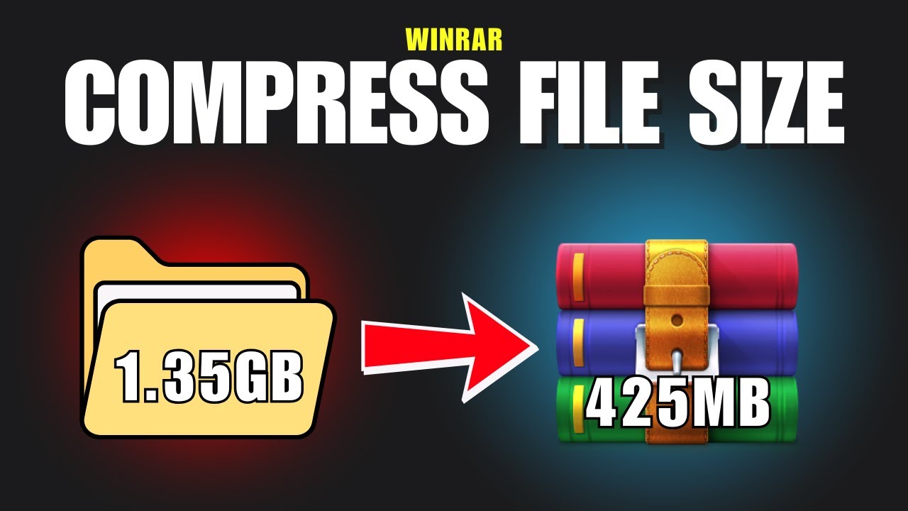 How to Highly Compress File With WinRAR (2025) - YouTube
