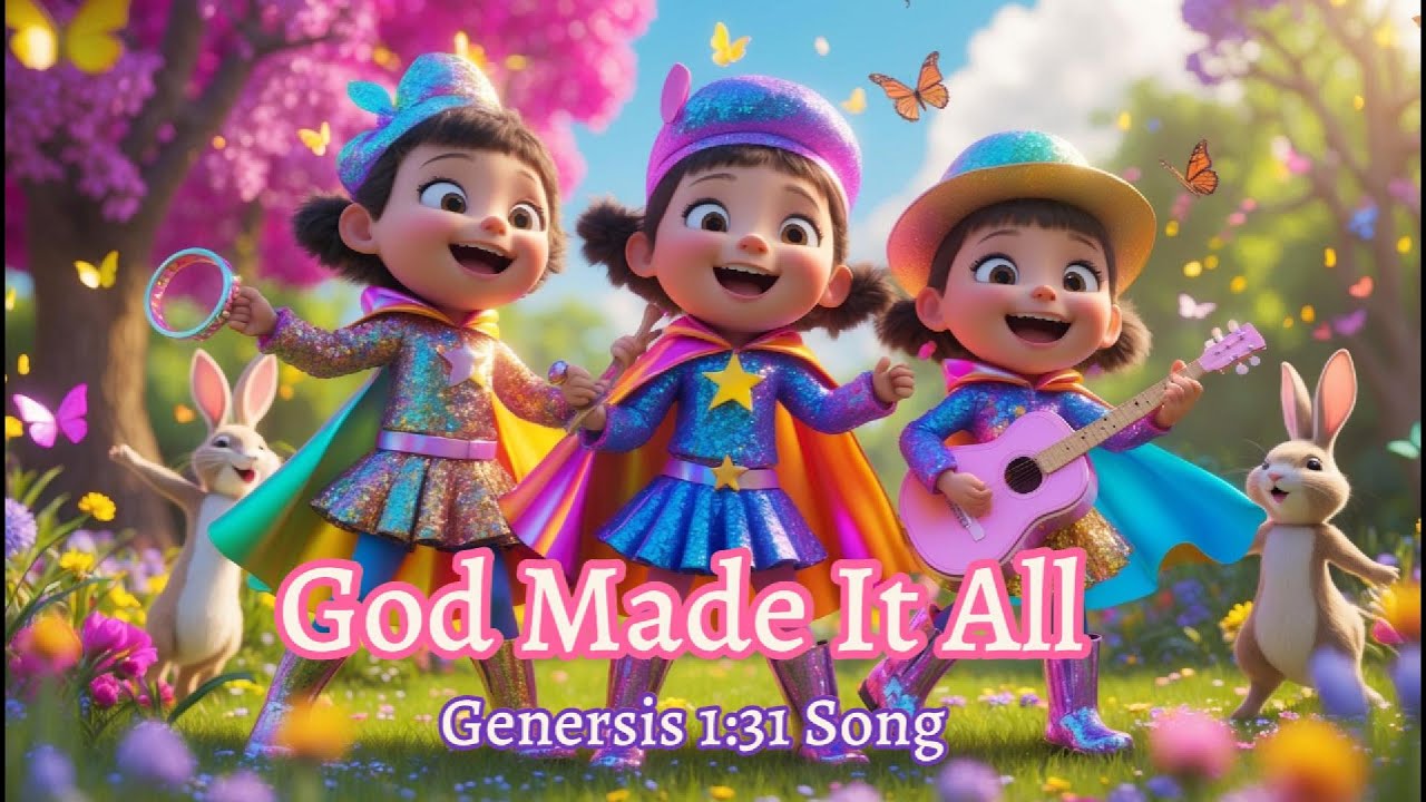 🎵 God Made It All and It Was Good 🎵(Genesis 1:31) God's Creation Song ...