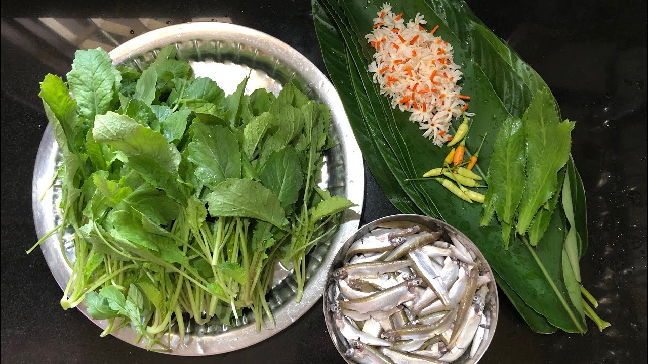 সৰু মাছৰ পিটিকা | বৰিয়লা মাছেৰে মূলা শাকৰ জোল | Steamed Fish | Ethnic ...