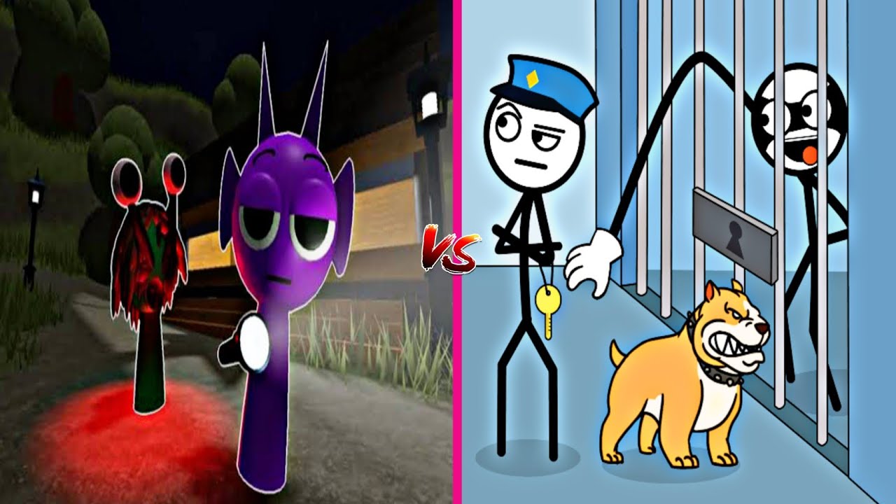 Sprunki Survival Vs Thief Puzzle- I Found All Max Level Up Top Epic ...