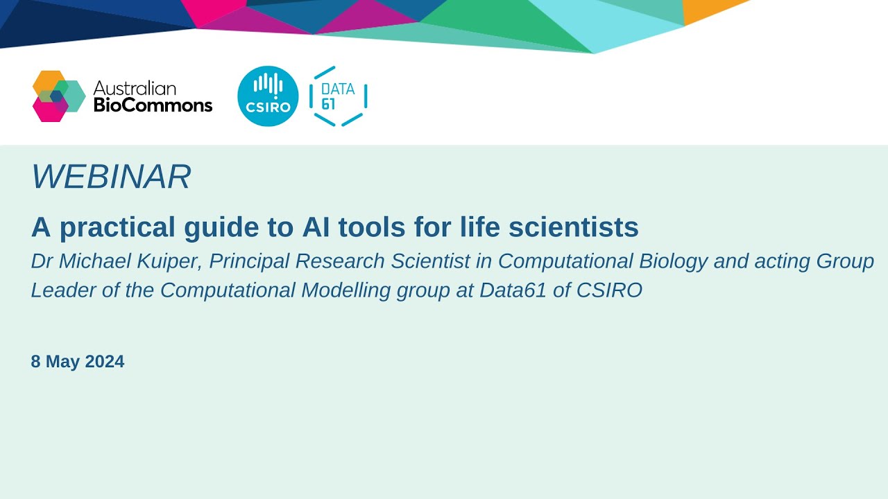 A practical guide to AI tools for life scientists - YouTube