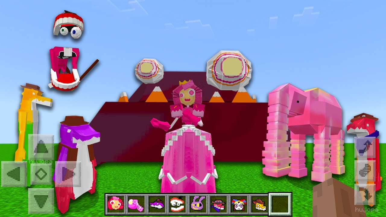 The Amazing Digital Circus EPISODE 2 ADDON Update in MINECRAFT PE - YouTube