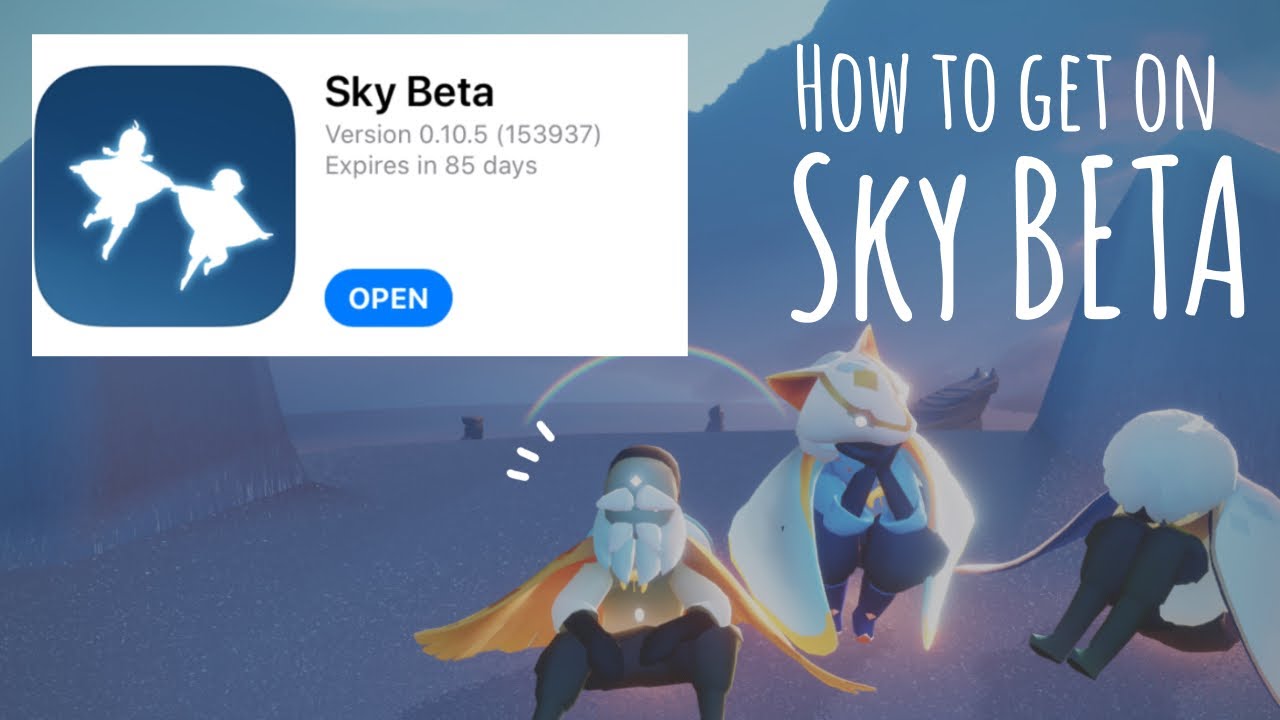HOW TO GET ON THE SKY BETA | Discord and Test flight | beginners guide ...