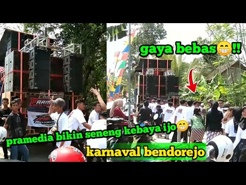 gaya bebas || pramedia bikin seneng kebaya ijo karnaval bendorejo trenggalek
