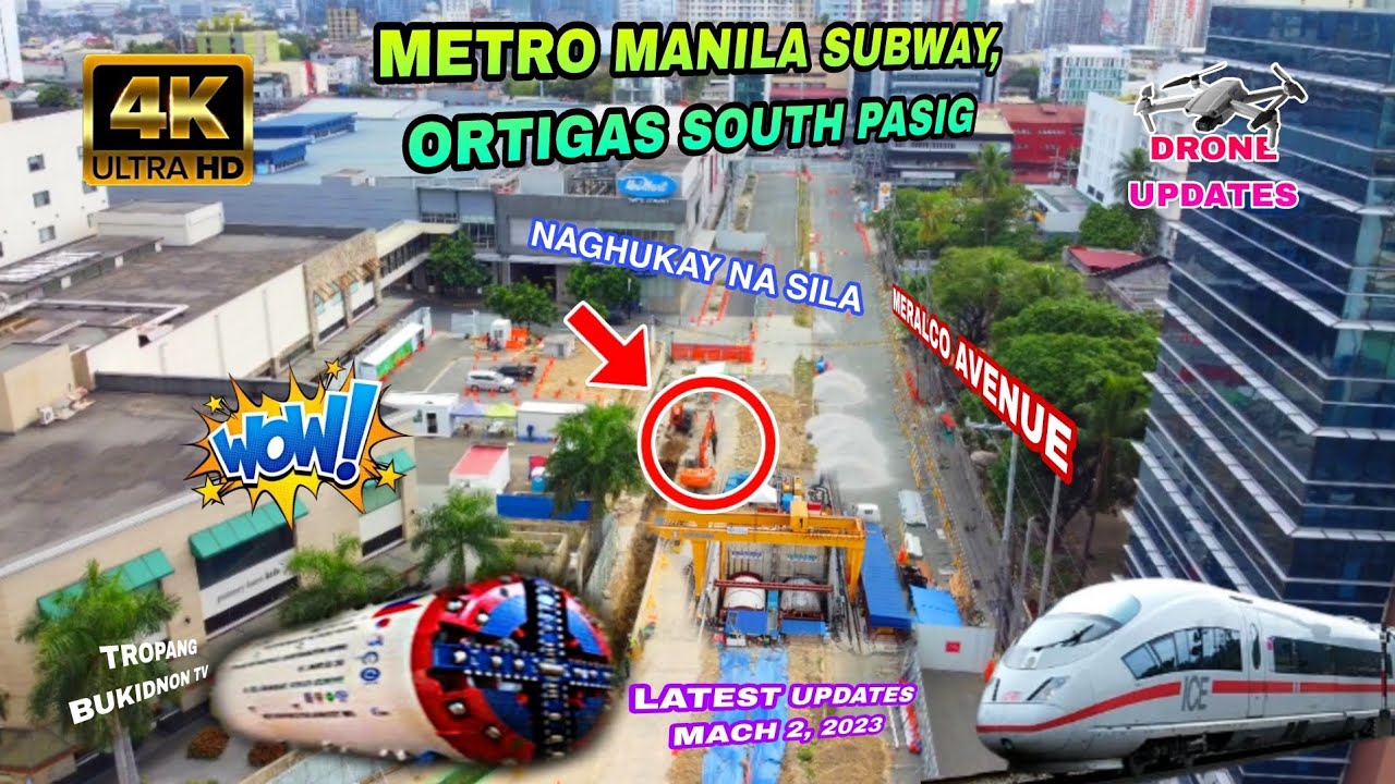 MERALCO AVENUE, METRO MANILA SUBWAY ORTIGAS SOUTH PASIG STATION ...