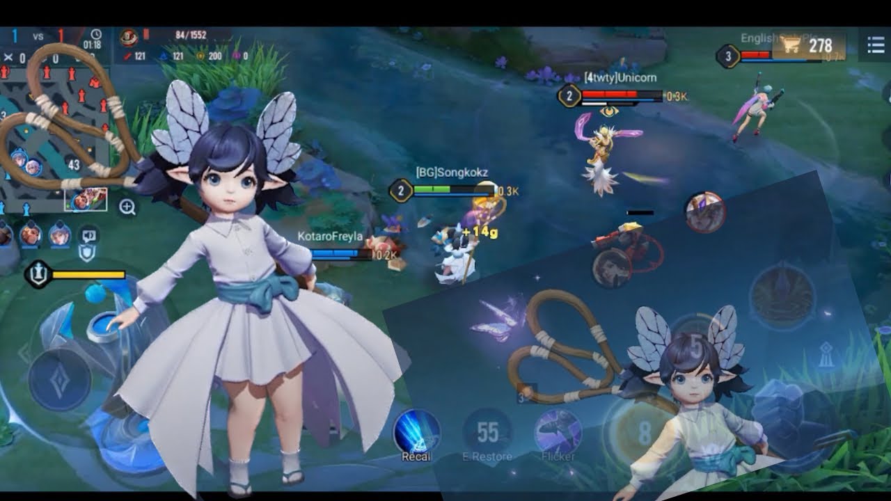 Alice - Skin The butterfly Mansion Girl Demon Slayer Spotlight Fight ...