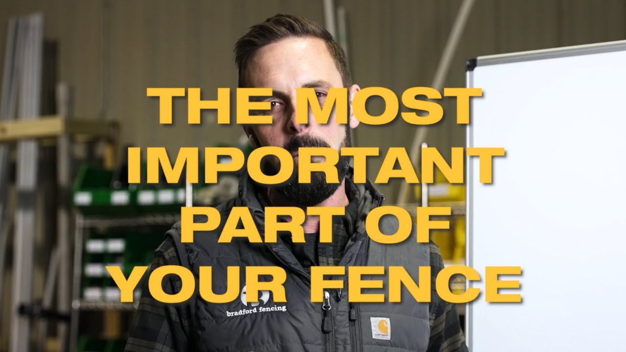 THE MOST IMPORTANT PART OF YOUR FENCE - YouTube
