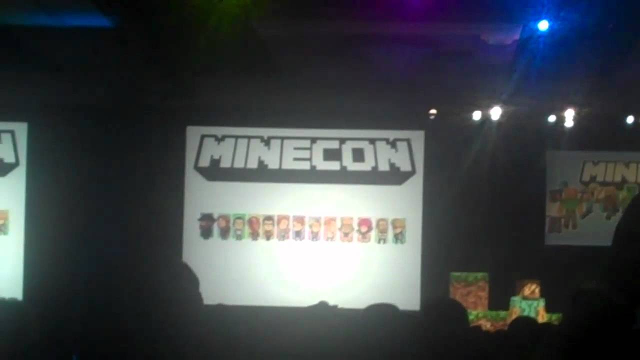 Minecon 2011 Minecraft 1.0 Release !! - YouTube