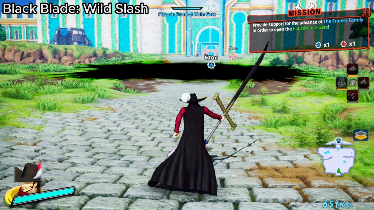 Dracule Mihawk All Skill & Ultimate Attack | ONE PIECE Pirate Warriors ...