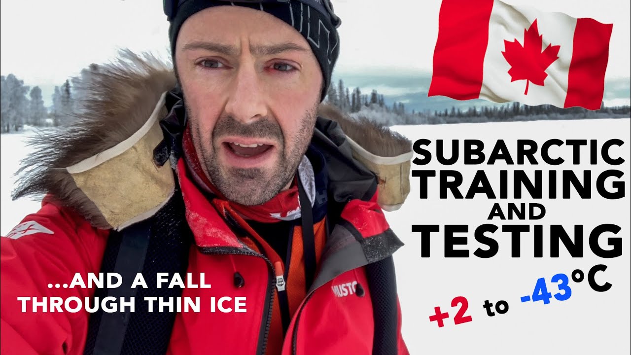 Subarctic winter training: Unseasonal rain, falling through thin lake ...