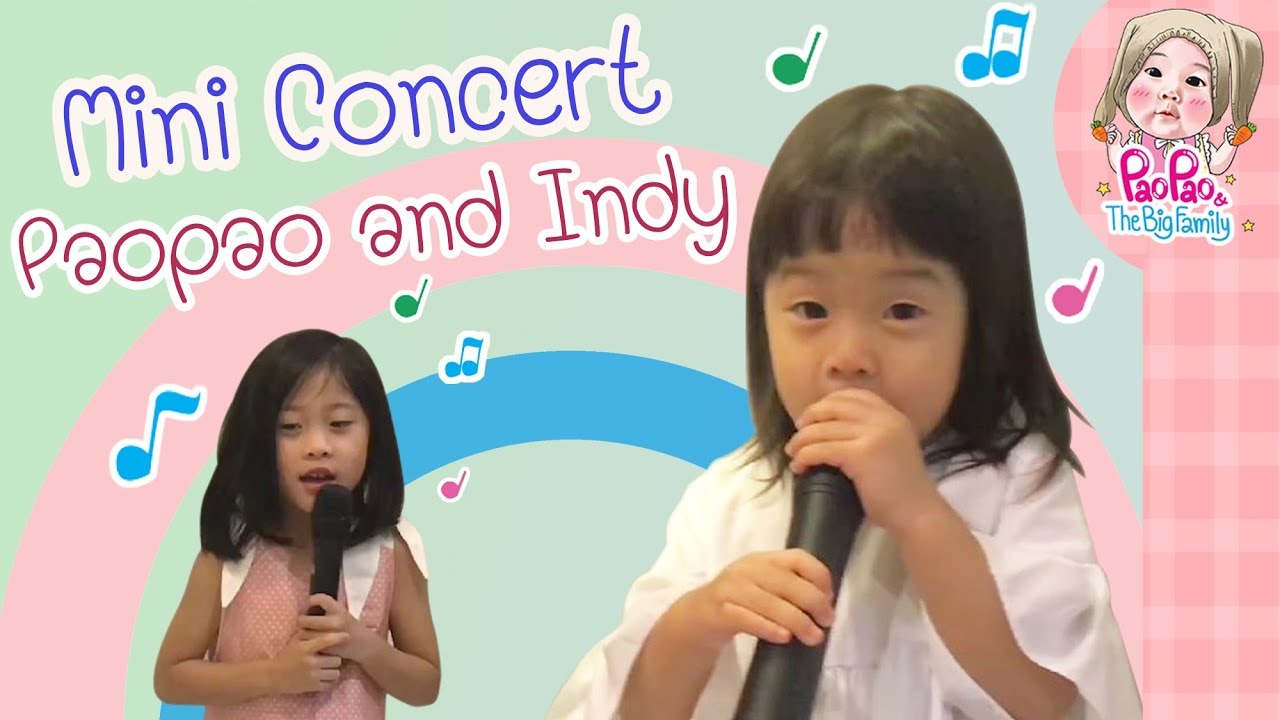 Mini Concert Paopao and Indy l Pao Pao And The Big Family - YouTube