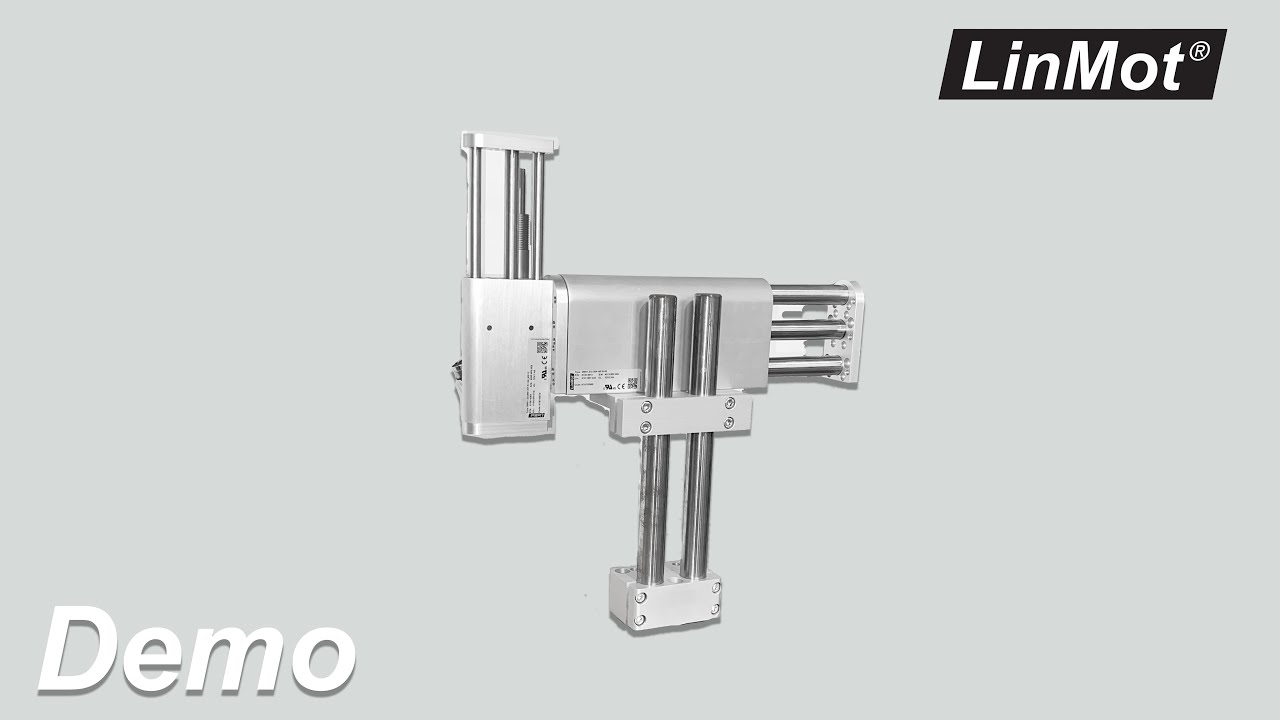 LinMot DM-Guide Two Axis Demo - YouTube