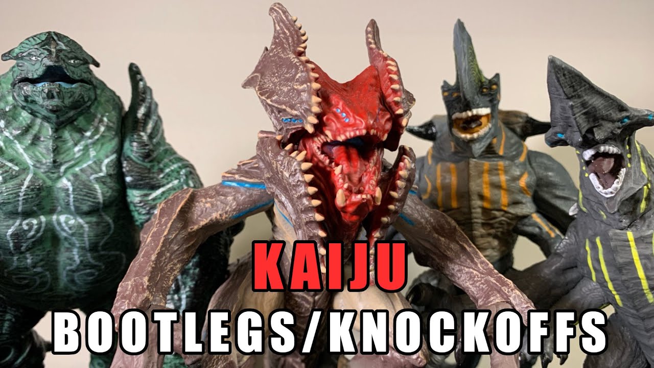 Kaiju Figures - Knifehead, Trespasser, Leatherback, Raijin | Bootleg ...