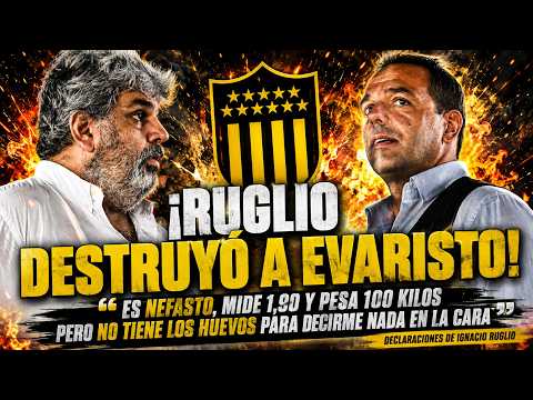 💣 EXPLOSIVAS DECLARACIONES DE RUGLIO ¡DESTROZÓ A EVARISTO! \