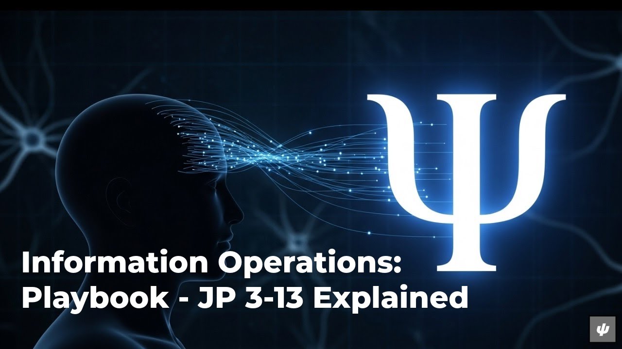 Information Operations - Cognitive Warfare, PSYOPs & MISO - JP 3-13 ...