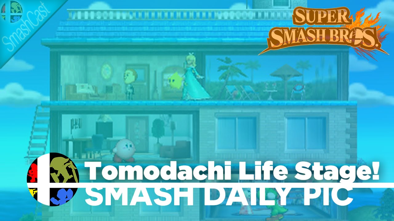 New 3DS Exclusive Tomodachi Life Stage! - Smash Bros. Daily Pic - YouTube