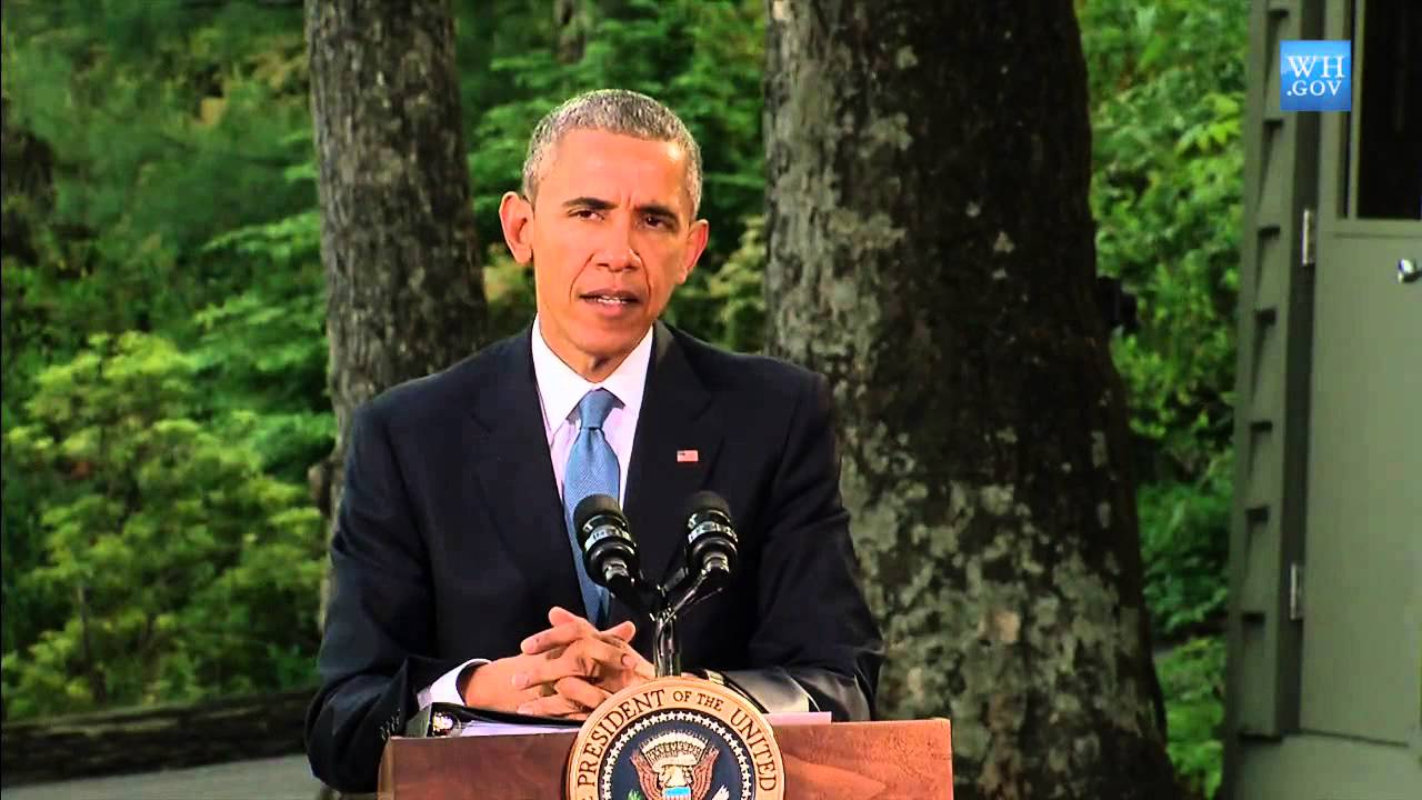 Obama At Camp David - Full Press Conference - YouTube