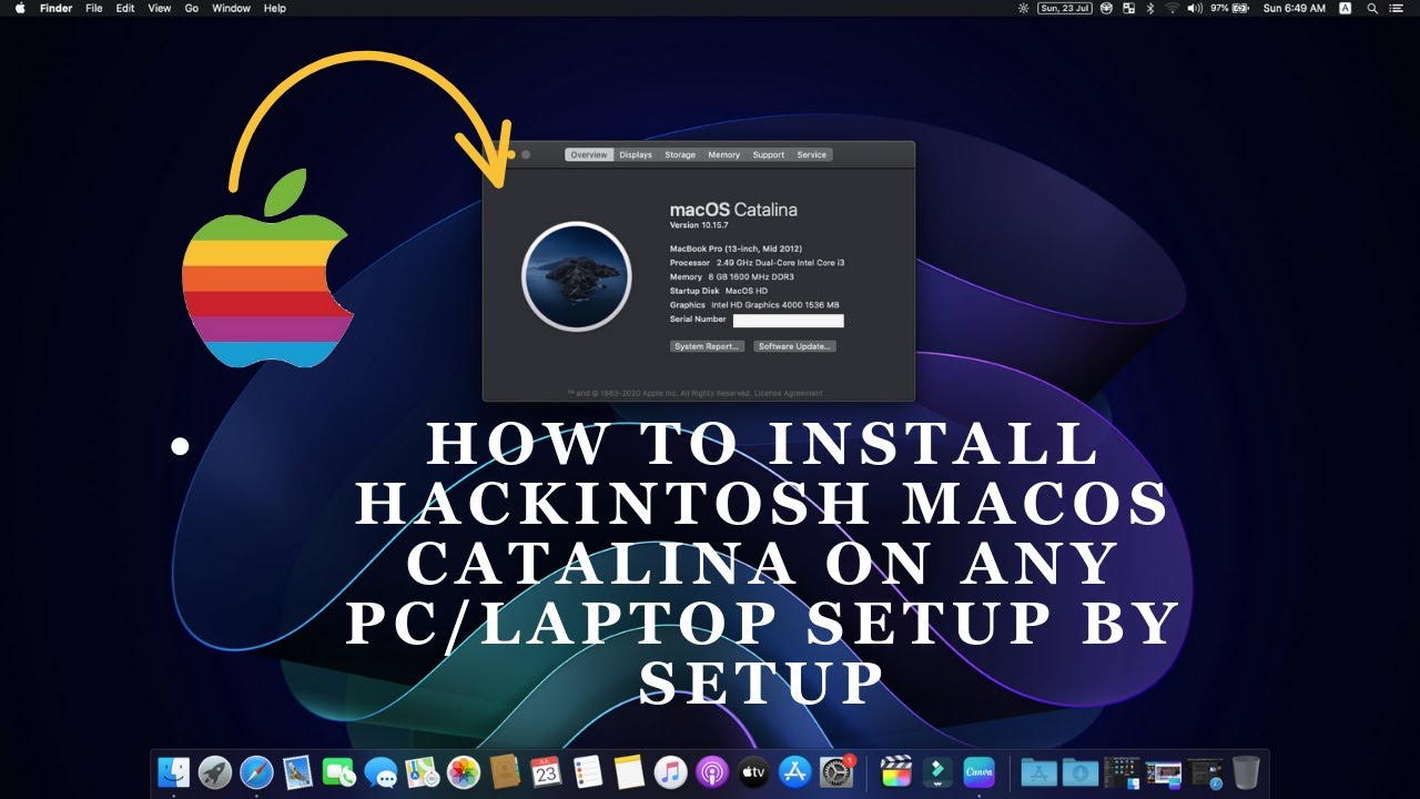 How to install hackintosh macOS Catalina on any PC/Laptop setup by ...