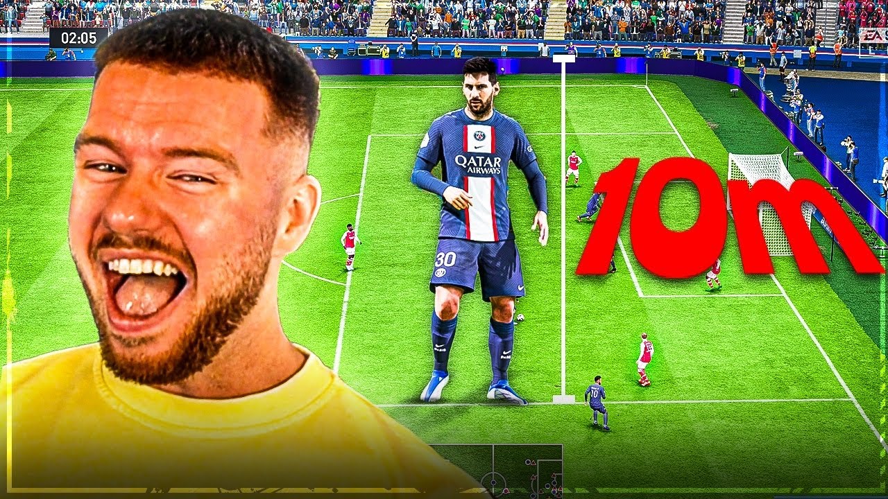 Ich cheate MESSI zum RIESE - YouTube