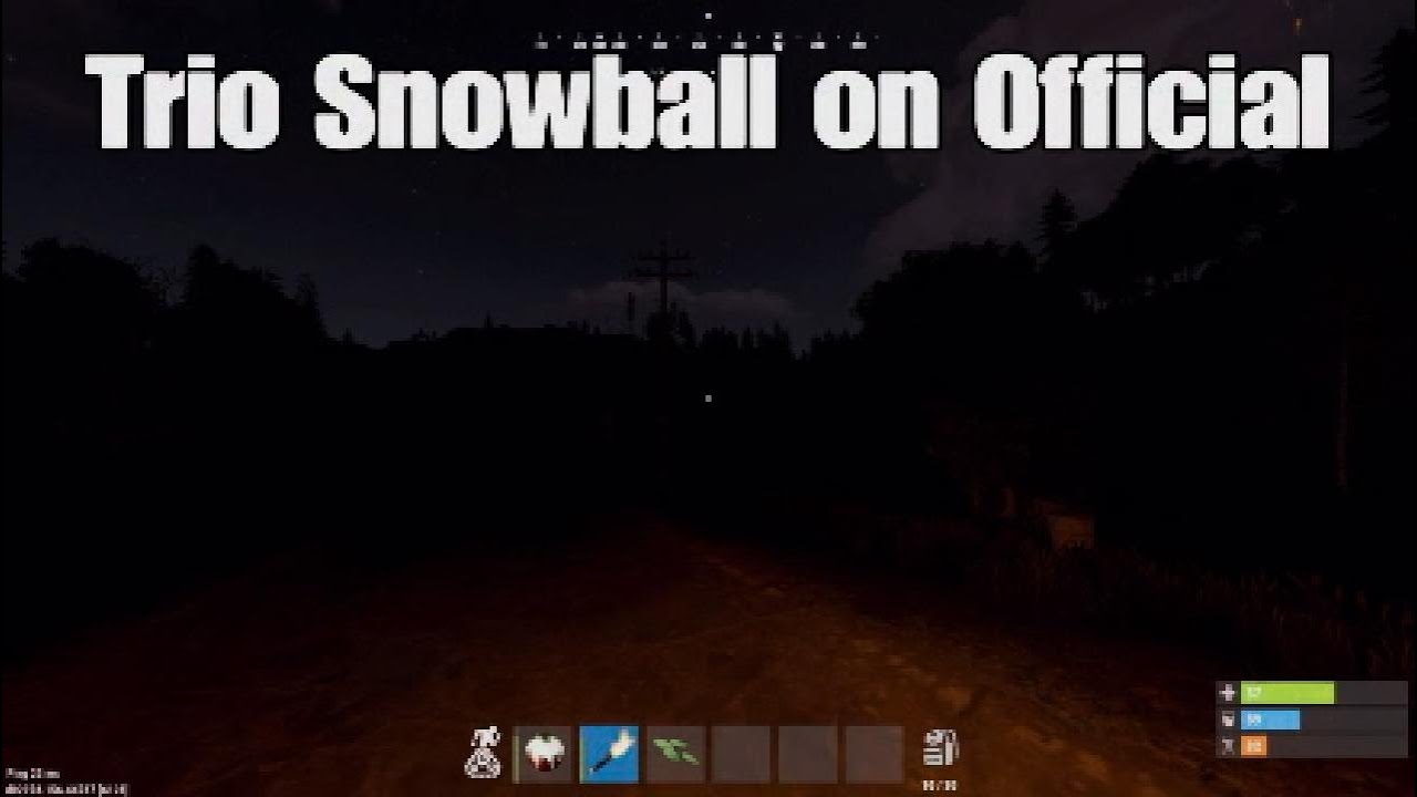 TRIO SNOWBALL ON RUST - YouTube