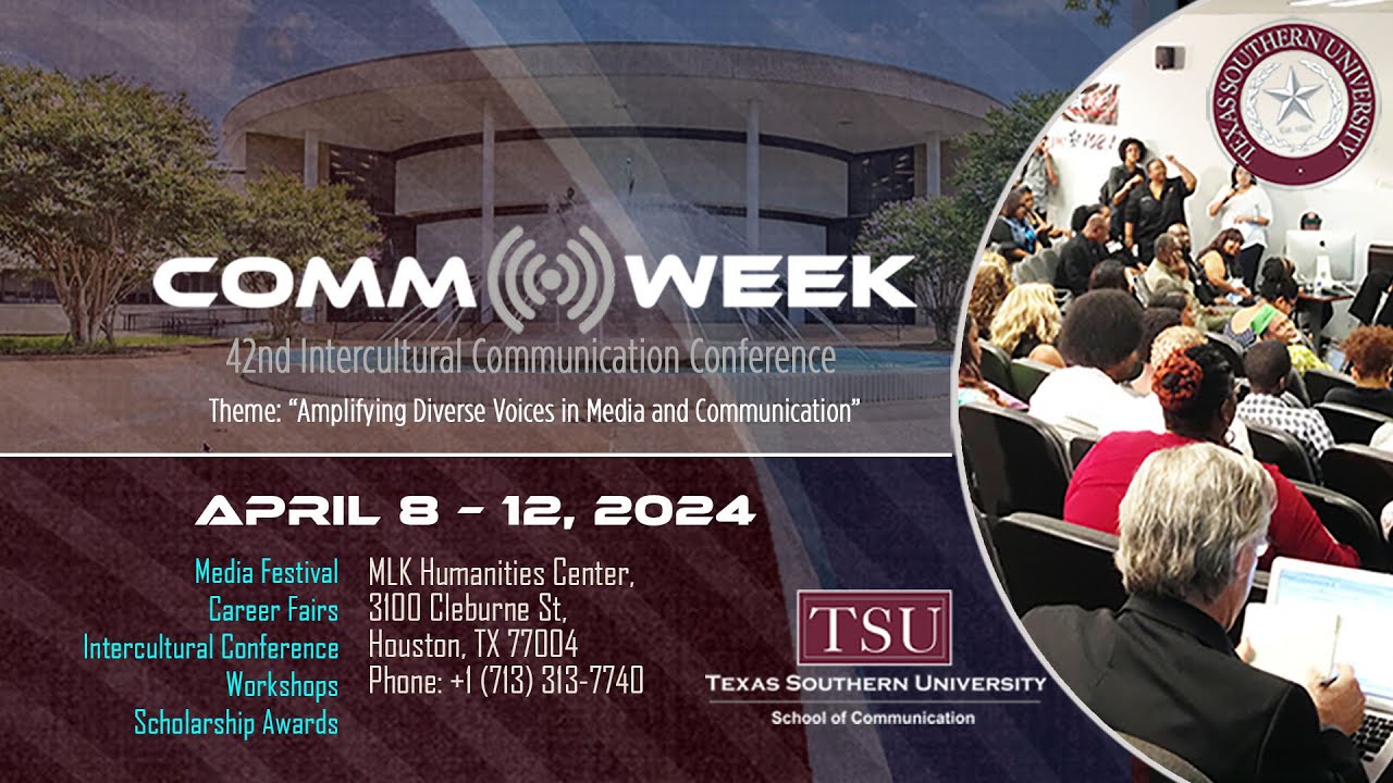 TSU COMM Week 2025 Monday April 7 Session 1 - YouTube