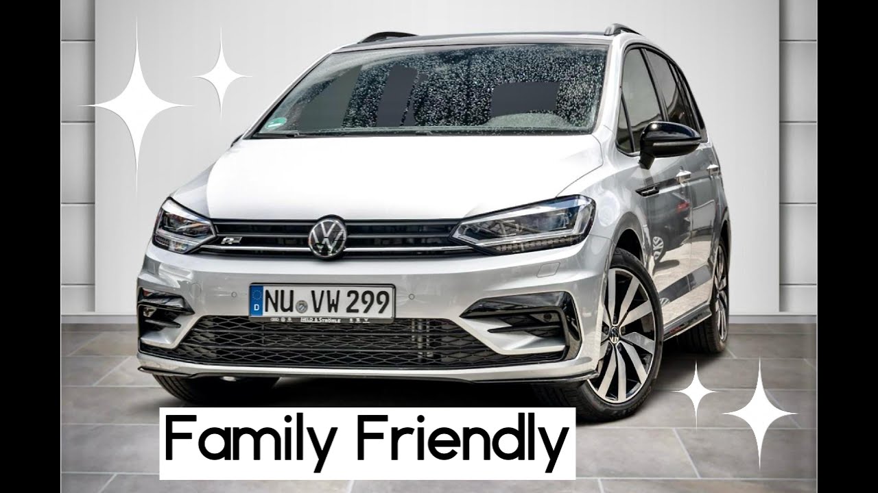 Volkswagen Touran Rline Black 2024 - YouTube