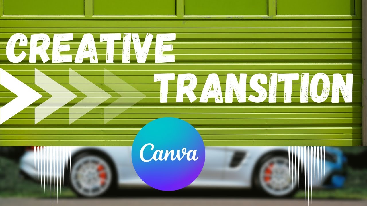 how to make creative transition in canva - YouTube
