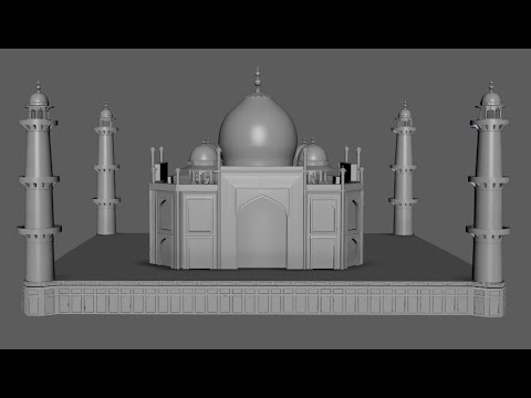 Tutorial 20: Project 4 - Creating a Taj Mahal in Maya 2022 - Part 1 ...