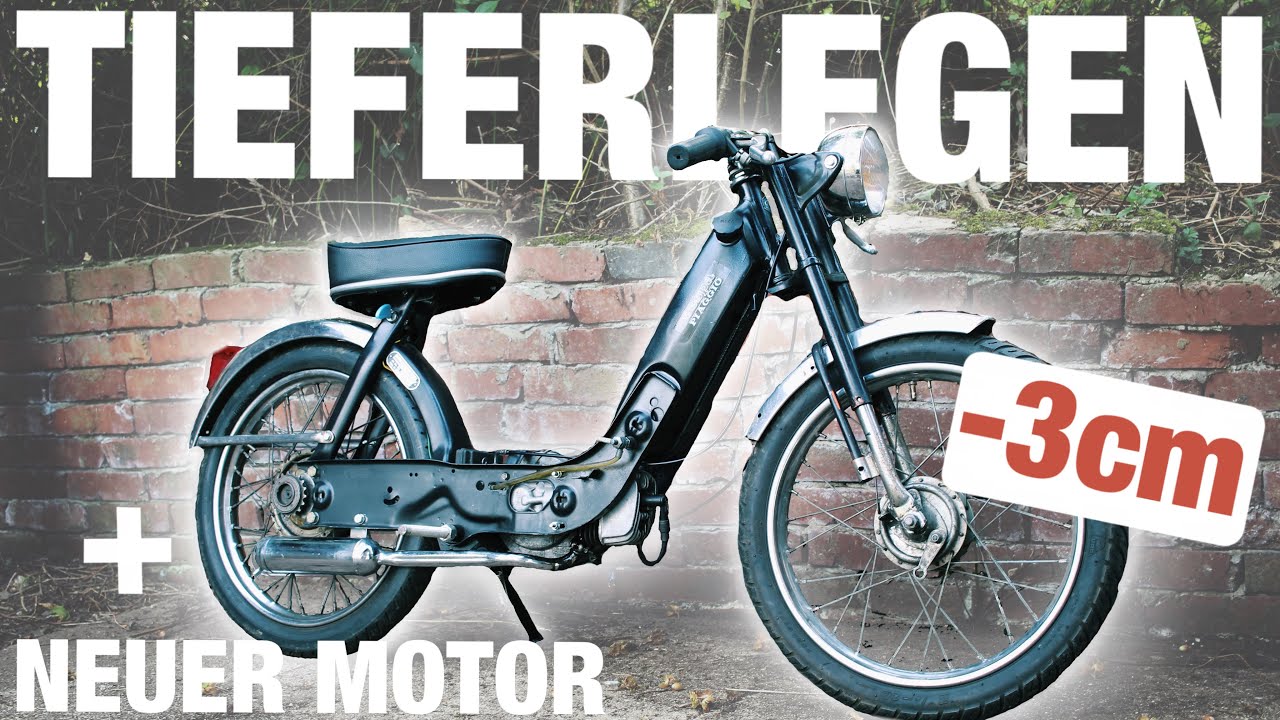 Ein Mofa TIEFER LEGEN- Piaggio Ciao [Tuning Umbau] - YouTube
