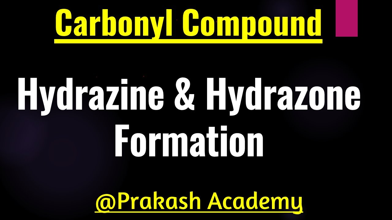 Hydrazine I Hydrazone formation I Give Reason - YouTube