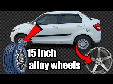 New alloy wheel for Swift Dzire/ALLOY UPSIZING & TIRE UPSIZING Tips /15 ...