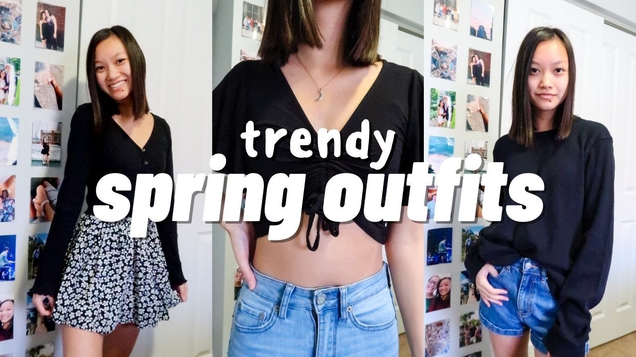Trendy Spring Outfit Ideas 2021! | Casual & Cute Outfits - YouTube