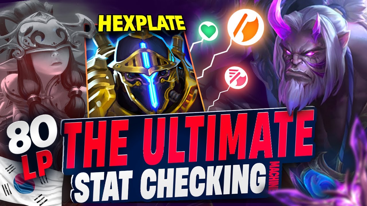 HEXPLATE JUNGLE YORICK is the ultimate STAT CHECKING MACHINE! - YouTube