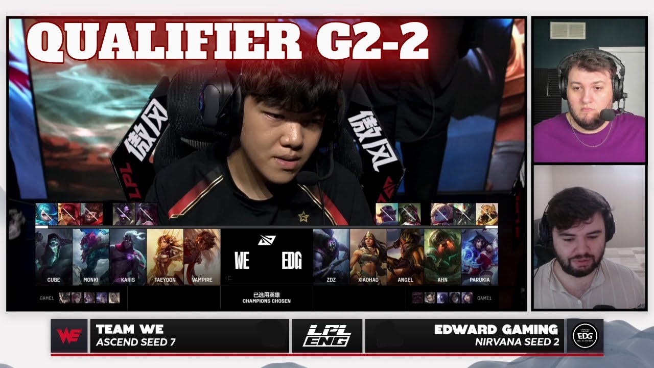 WE vs EDG - Game 2 | Qualifier S15 LPL Summer Playoffs 2025 | Team WE vs Edward Gaming G2 full ...
