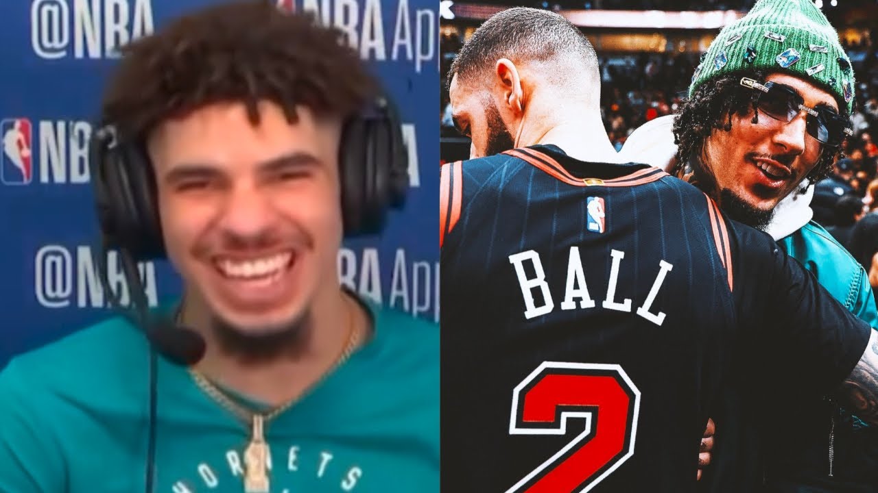 LAMELO BALL SAYS LIANGELO BALL IS THE MOST FAMOUS BALL BROTHER RIGHT ...