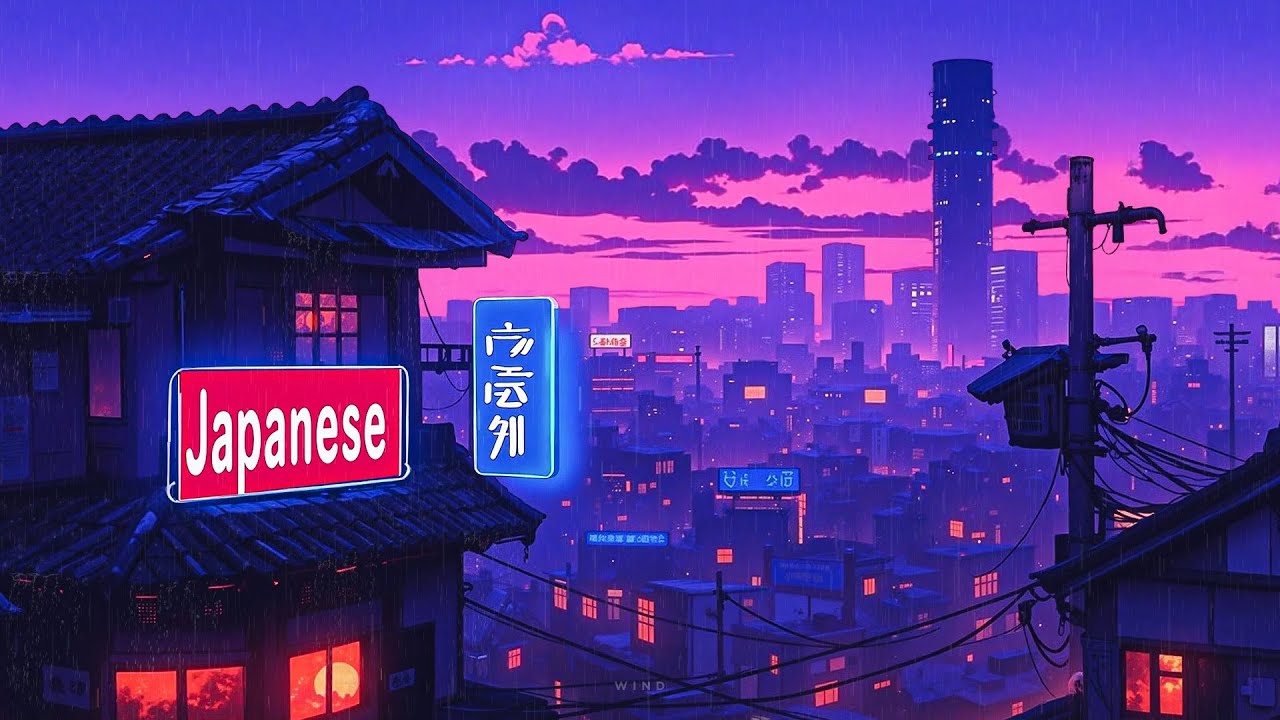Quiet Rain 👒 Rainy Lofi Healing Your Soul🌆1980s & 90s Retro Vibes ...