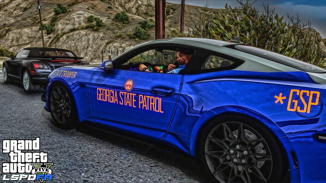 Playing GTA5 as a State Trooper||GSP||4K||LSPDFR| #gta5 - YouTube