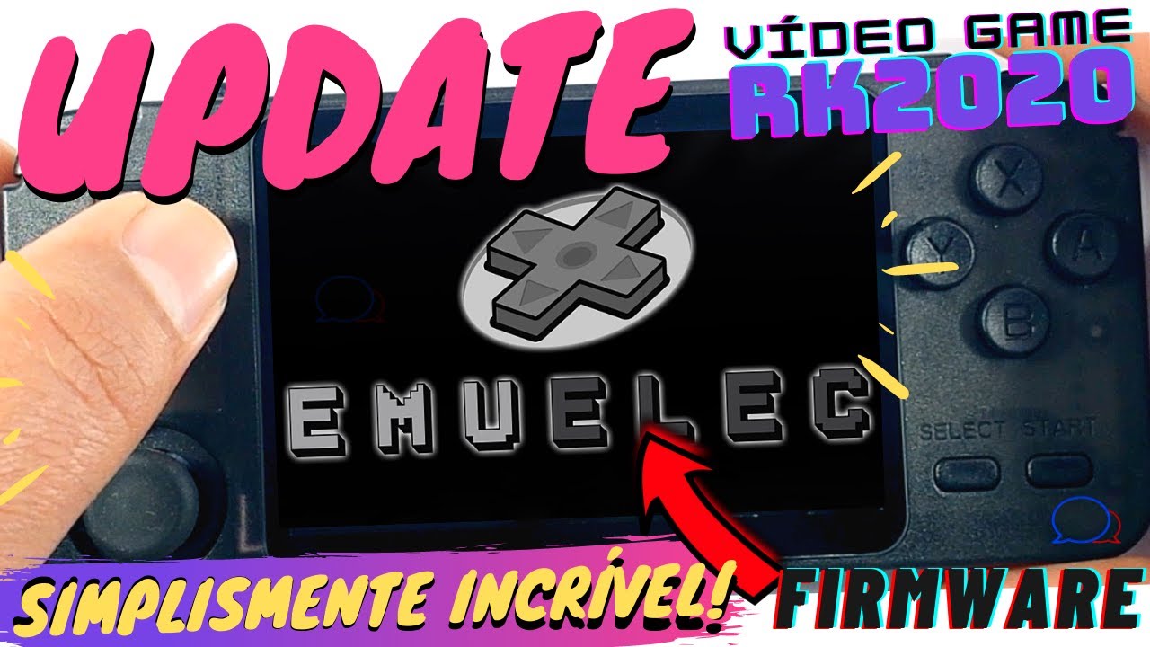 Como instalar a Firmware Update EmuElec no RK2020 - YouTube