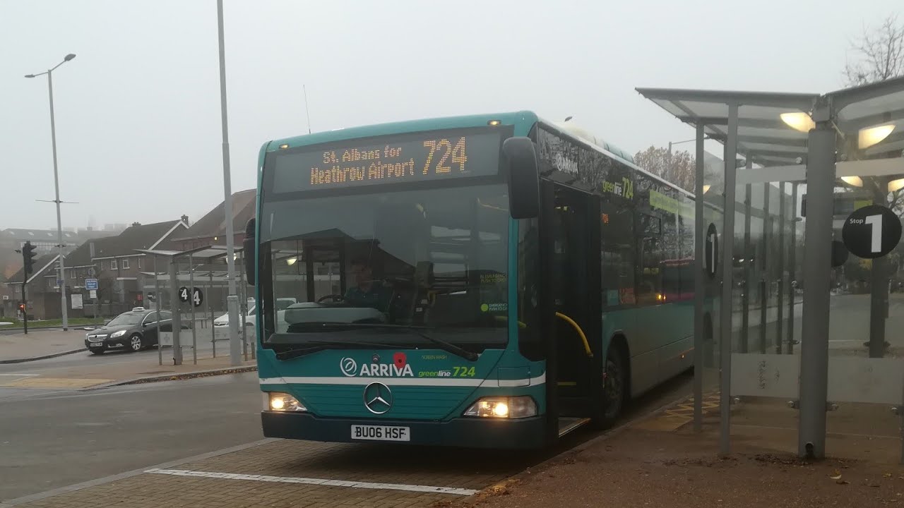 Arriva Southern counties Greenline 724 to Heathrow Airport 3893 BU06 ...