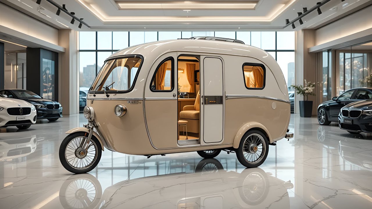 Next-Gen Micro Tricycle Camper 2026 – Smart, Electric, and Ready to ...