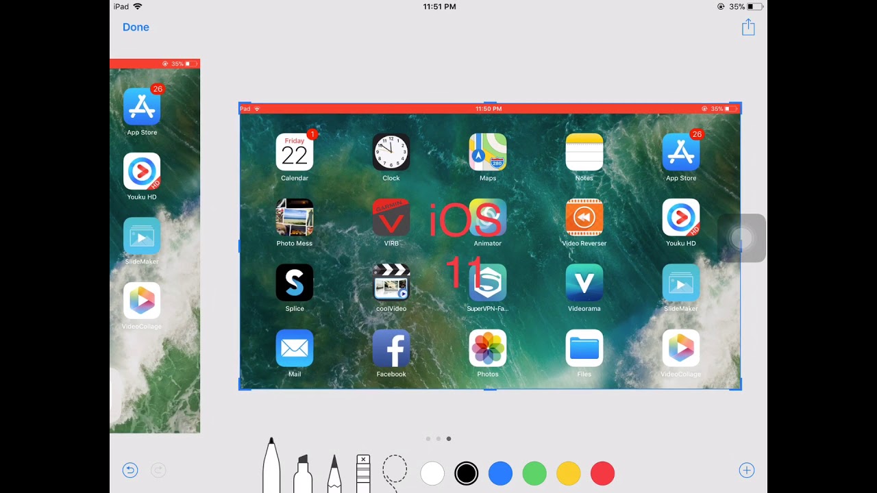 IOS 11 ipad mini 4 hands on - YouTube