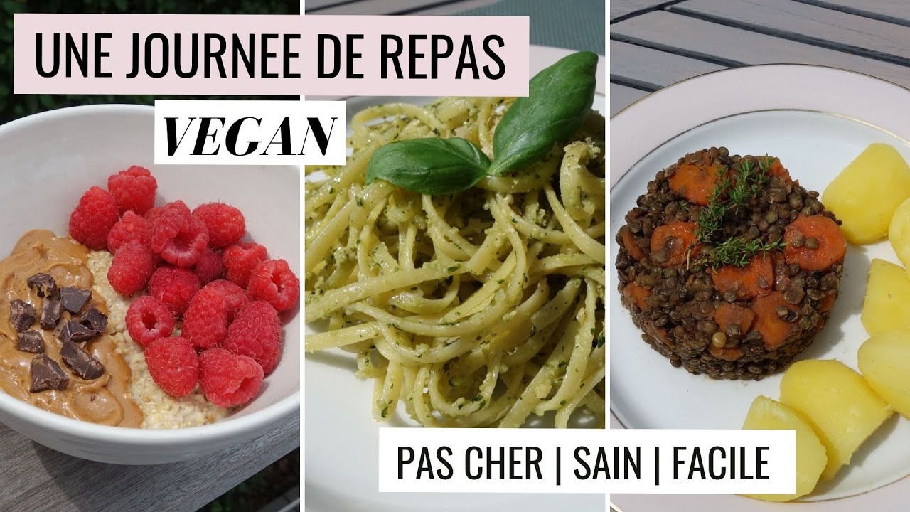 Une JournÉe Dans Mon Assiette Vegan Healthy Économique Youtube