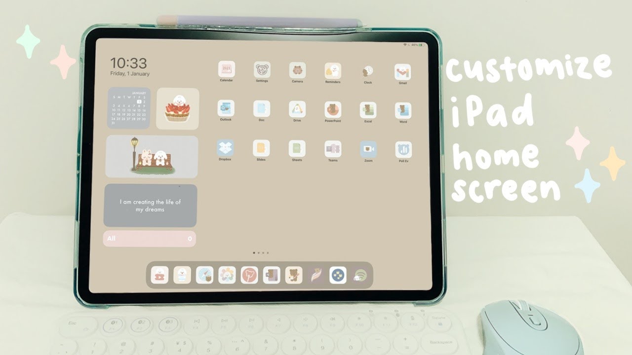 🐻 iPad homescreen customization | DIY app icons - YouTube