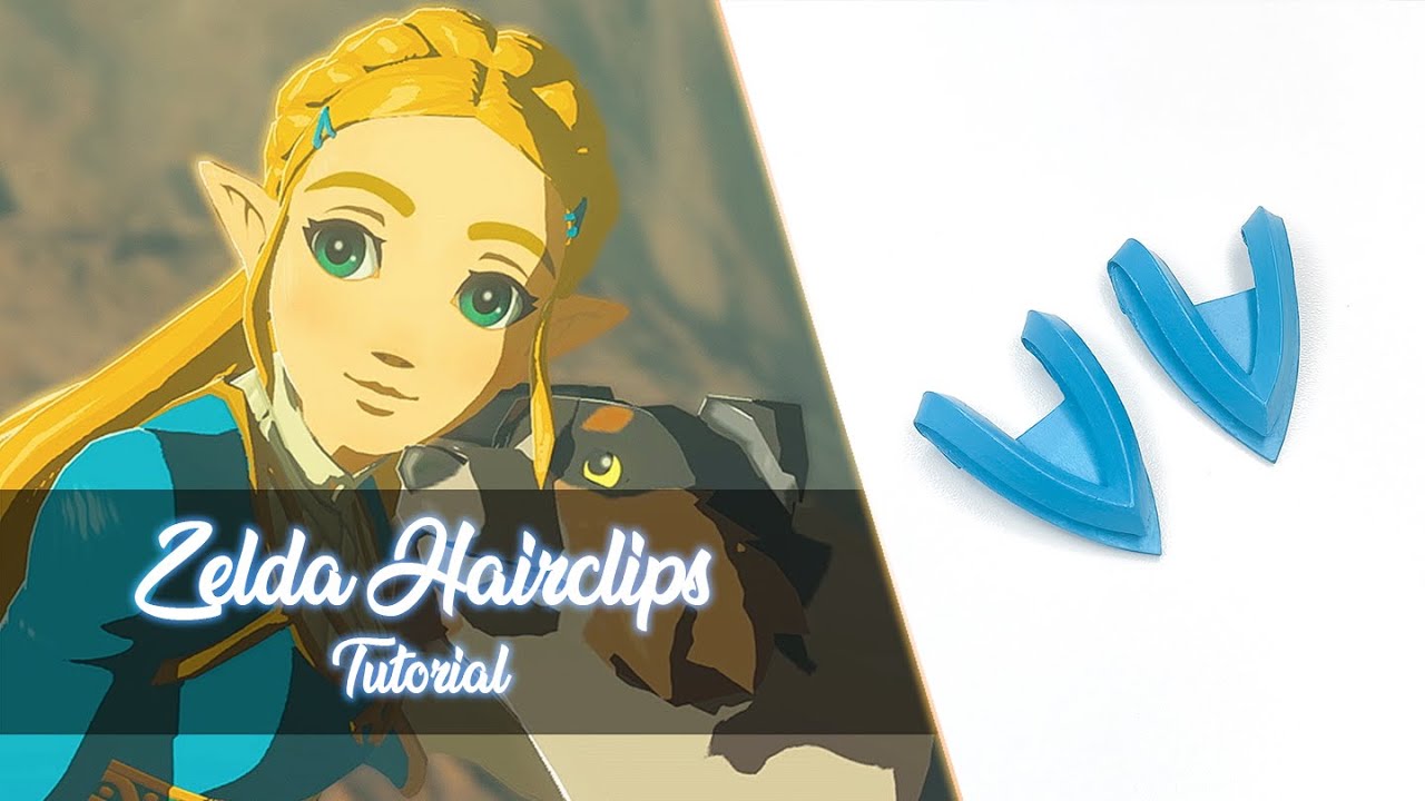 How to : Zelda Hair Clips Tutorial [ ENG/FR] - YouTube