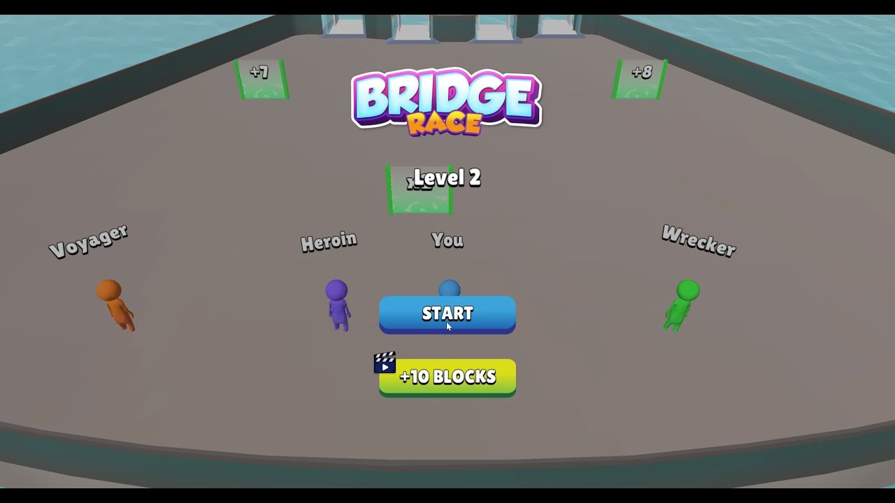 Bridge Race Game #bridgerace #bridgeracegaming - YouTube