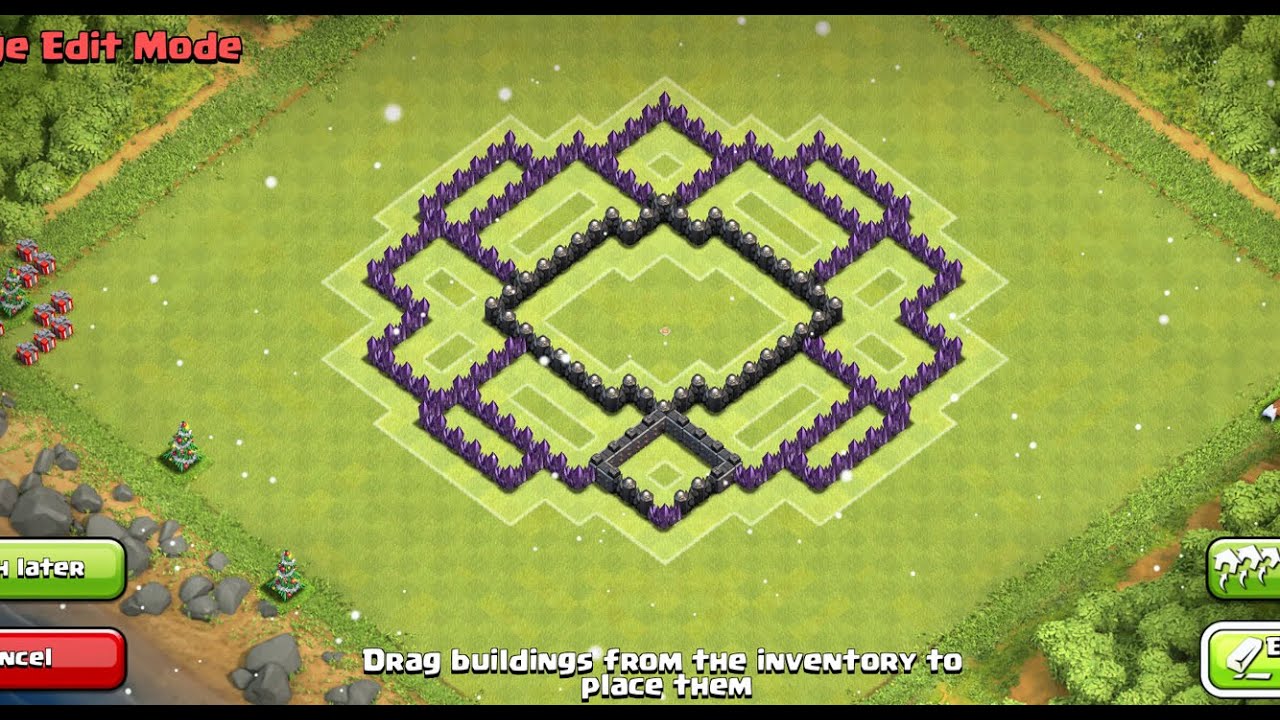 Clash of Clans | Best TH7 Dark Elixir Farming Base! | (Dark Drill ...