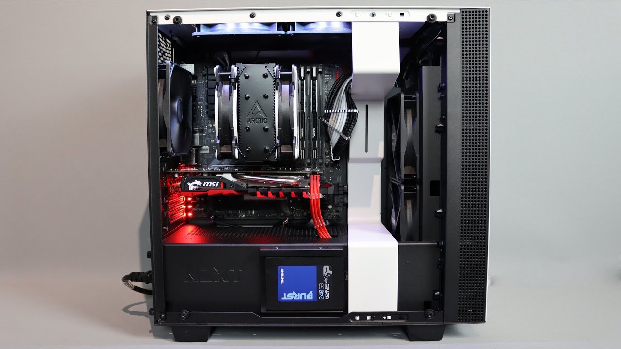 Timelapse Build - NZXT H400i [for testing purposes] - YouTube