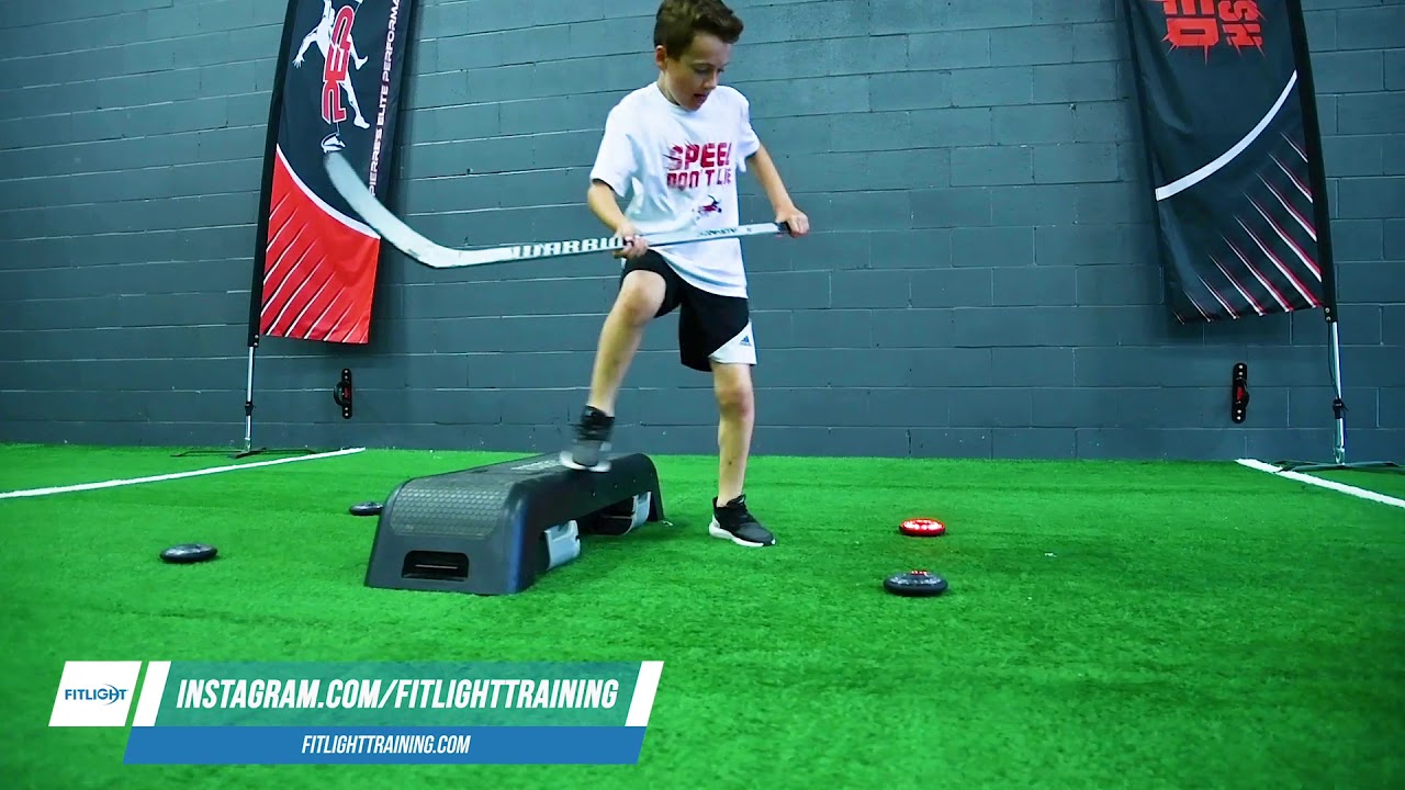 Quick Lateral Box Step Overs Reaction Drill - YouTube