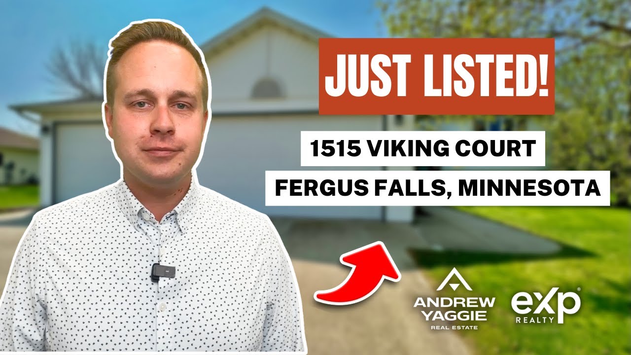 🏡 Just Listed in Fergus Falls! 📍 1515 Viking Court - YouTube